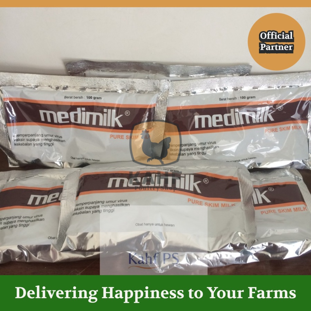 Medimilk 100 grams Pure Skim Milk Medion Poultry Vaccine Solvent [KAHF ...