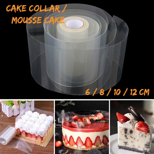 10M Transparent Clear Mousse Surrounding Edges / Cake Collar / Cake ...