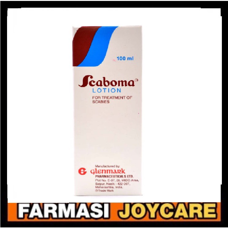 Scaboma Lotion 100ml (Exp: July 2027) Treatment For Scabies & Head Lice ...