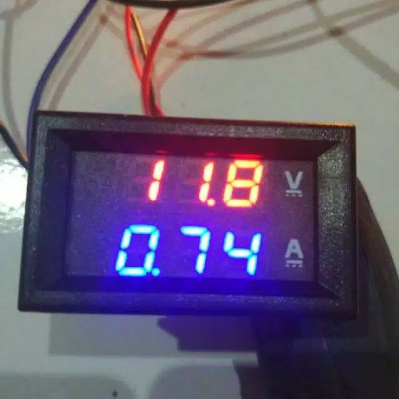 Digital VOLT AMPERE meter 0-100 VOLT DC 10 AMPERE | Shopee Malaysia