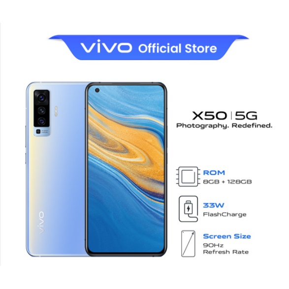 vivo X50 5G Smartphone (8GB + 128GB ) | Shopee Malaysia