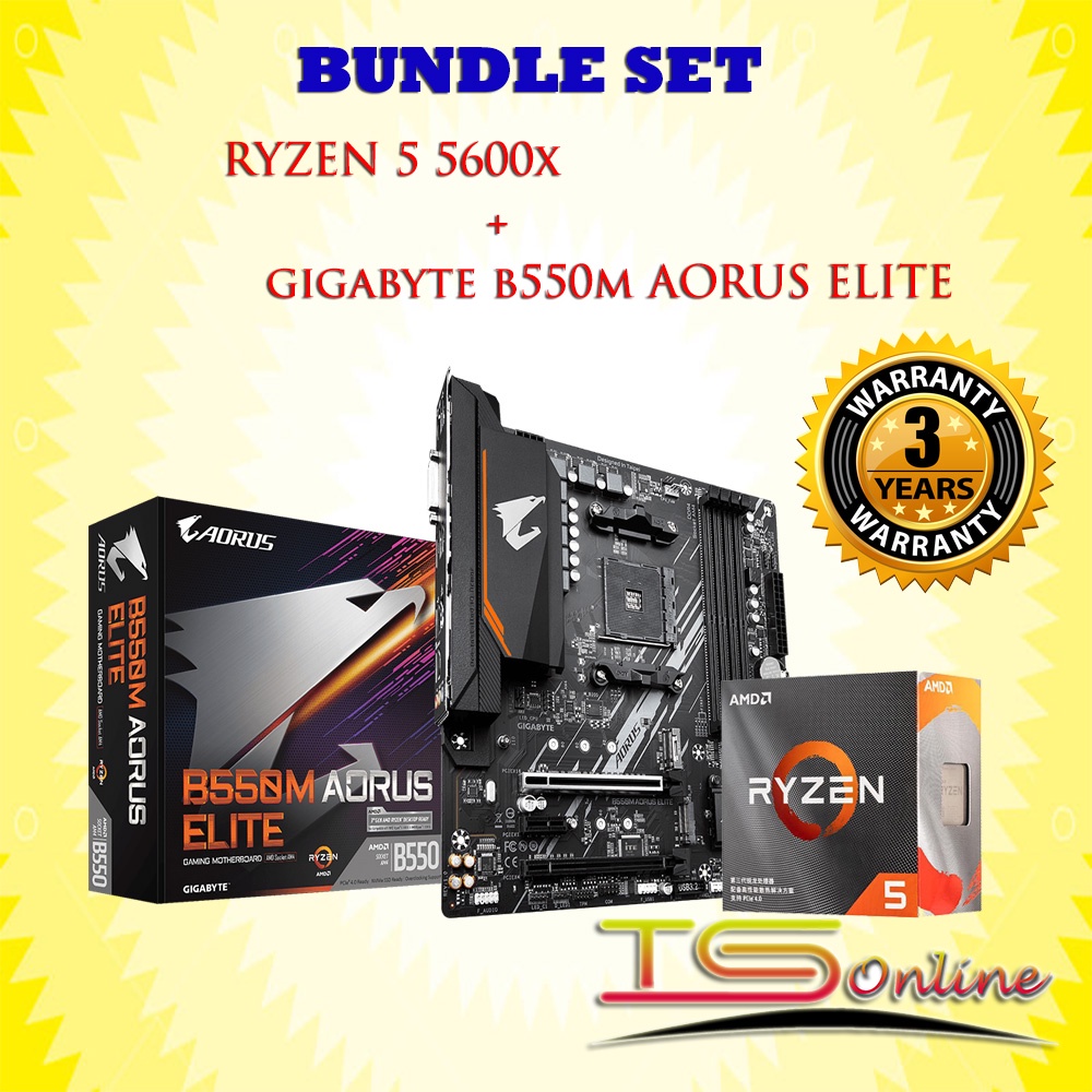 AMD Ryzen 5 3600 / Ryzen 5 5600X / Ryzen 7 5700G AM4 Desktop Processor ...