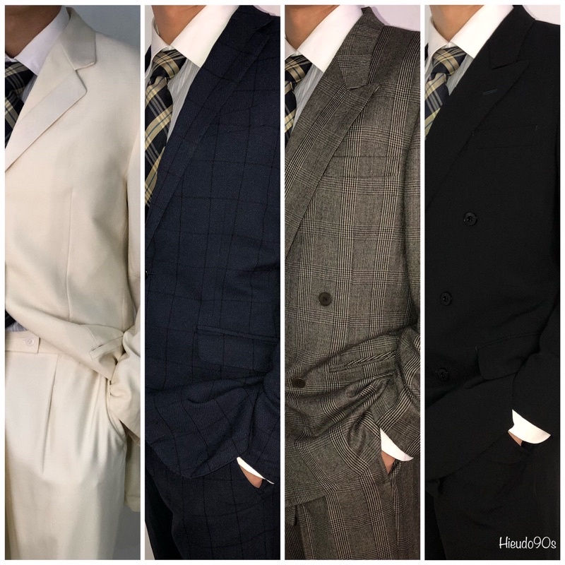 (10 sets) Men's suits / complete suits including vest and classic ...