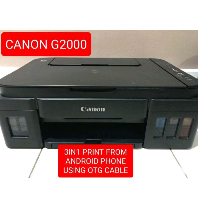 Canon G2000/G2010//G3000 Secondhand Unit | Shopee Malaysia