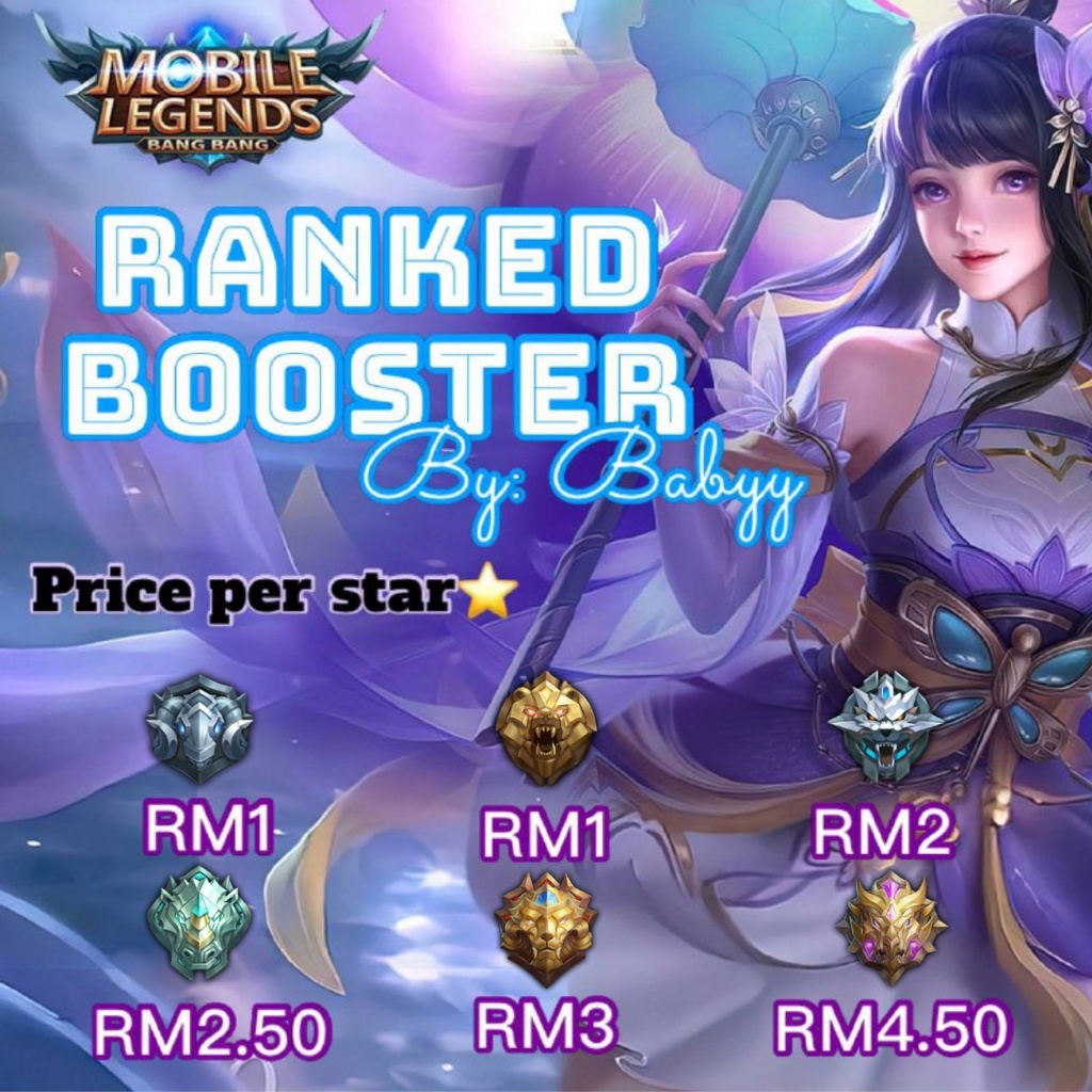 Joki Boost Ranked by Babyy / ML JOKI / MOBILE LEGENDS CLASSIC | Shopee ...