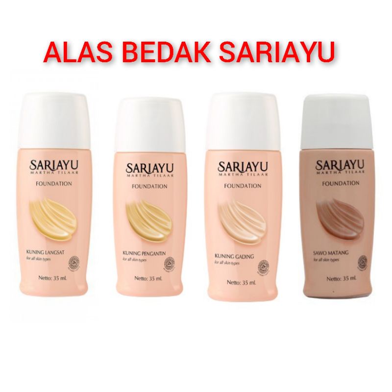 Sariayu Sari Ayu Foundation Liquid Foundation Sari Ayu Yellow Langsat Bridal Gading Sawo Mateng ...