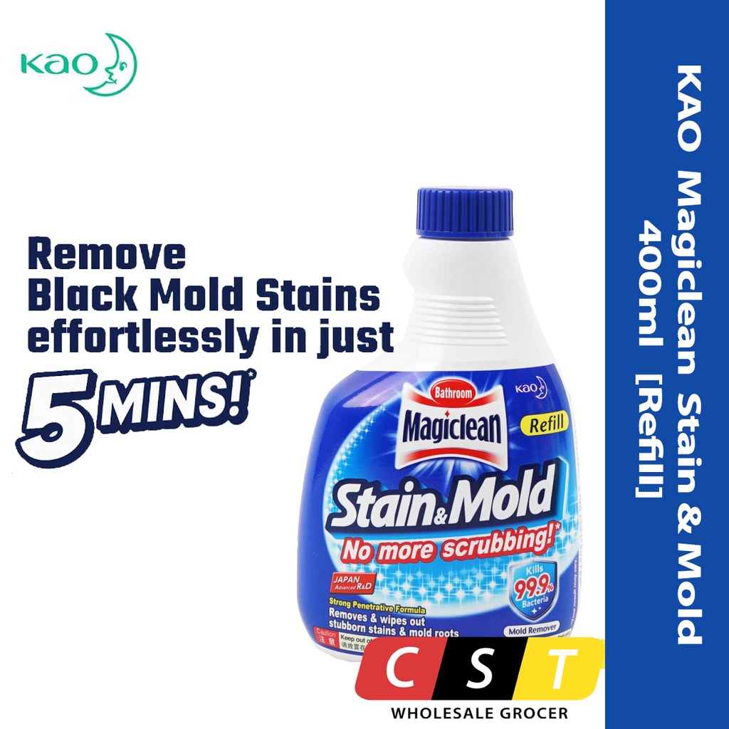 KAO Magiclean Stain & Mold 400ml [Type Refill] | Shopee Malaysia