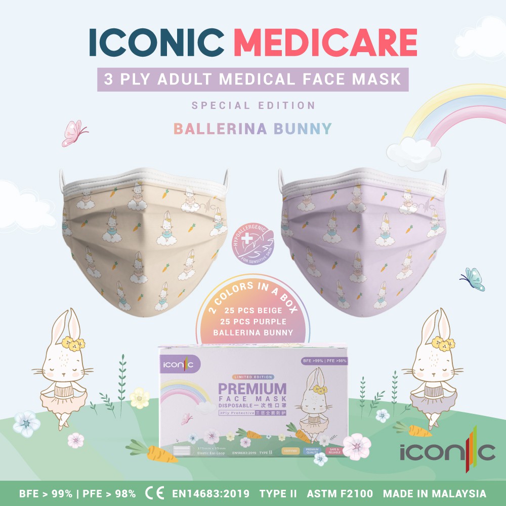 (READY STOCK) Limited Edition - Iconic Face Mask (Adult / Kids ...