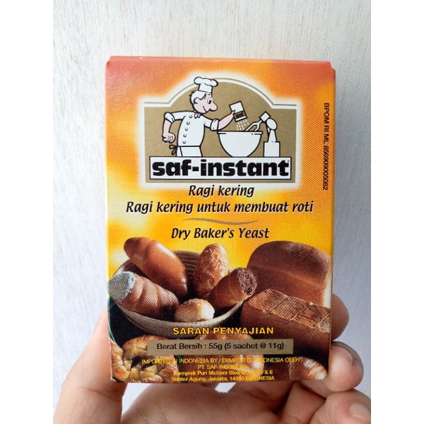 Saf Instant Dry Yeast 55g (5 Sachets x 11gr) | Shopee Malaysia