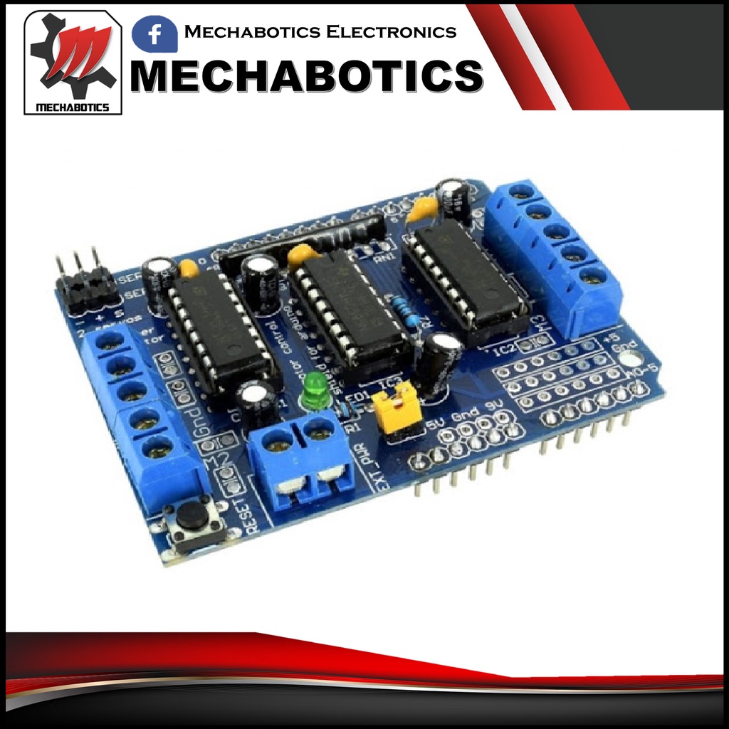 L293D MOTOR DRIVER SHIELD FOR ARDUINO | Shopee Malaysia