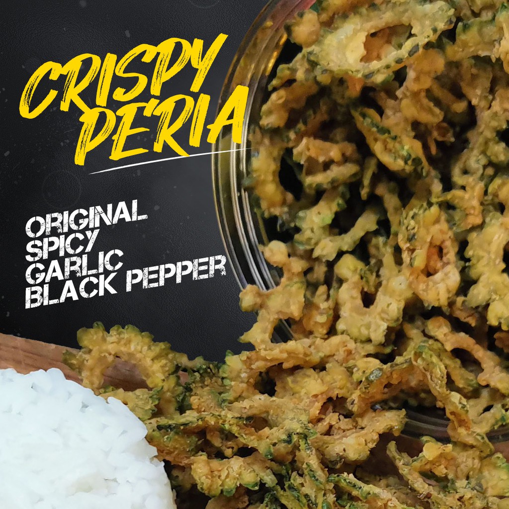[CLEAR STOCK] Crispy Peria Kerepek Peria Spicy Flavour Original Black ...