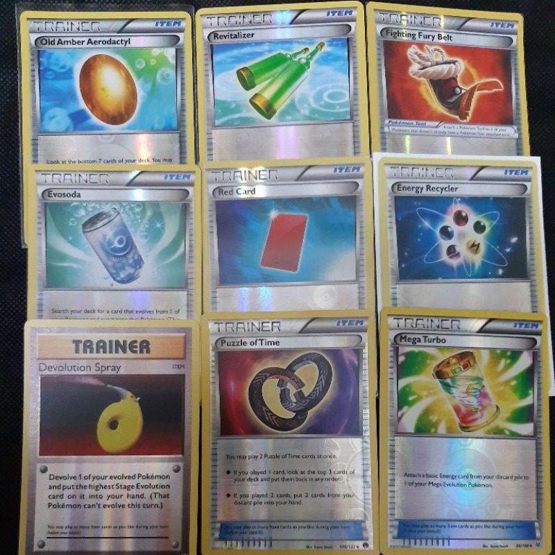 Pokemon Card TCG: Item Trainer: Revitalizer/ Evosoda/ Energy Recycler ...