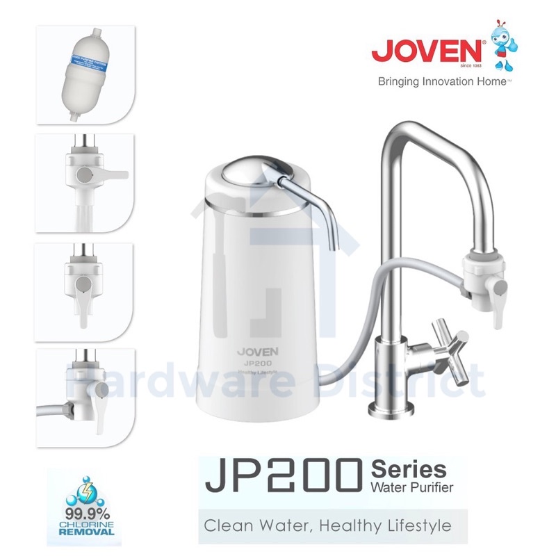 JOVEN WATER PURIFIER JP200 (WHITE/RED) / WATER PURIFER CARTRIDGE | Shopee Malaysia