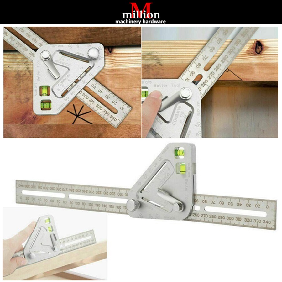 Revolutionary Carpentry Ruler Angle Ruler Multifunctional Woodworking ...