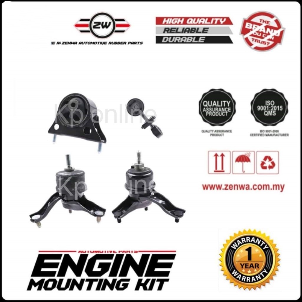 TOYOTA HARRIER ACU30 2.4/2.5 ENGINE MOUNTING KIT SET (ZW) | Shopee Malaysia