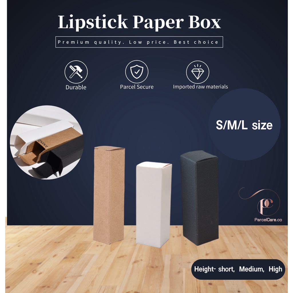 【ParcelCare】Lipstick Box Paper Box Perfume Box Vape box Mini Box Gift ...