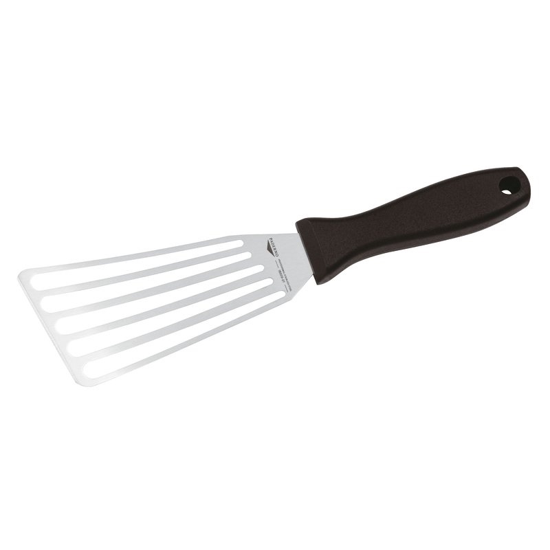 Stainless Steel Perforated Spatula Black Handle | Shopee Malaysia