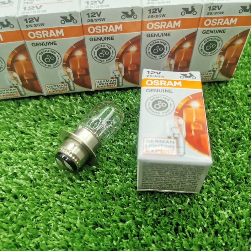 OSRAM T19 HEAD LAMP BULB 12V CLEAR YAMAHA Y100 Y110 SS2 LC135 SRLZ SRL115 HONDA EX5 DREAM W100 ...