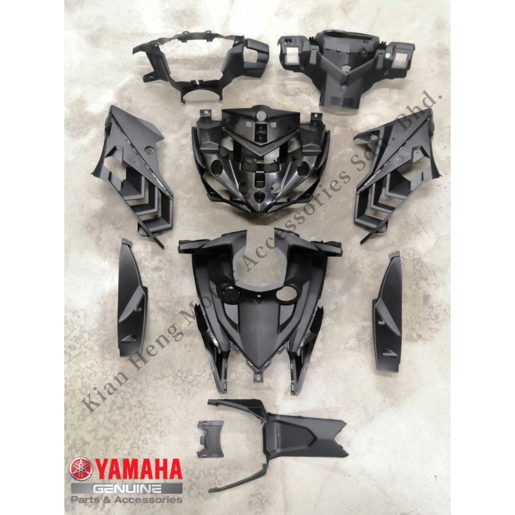 Yamaha Y15 V1 Inner Cover Full Set Cover Hitam Full Set (100% Original ...