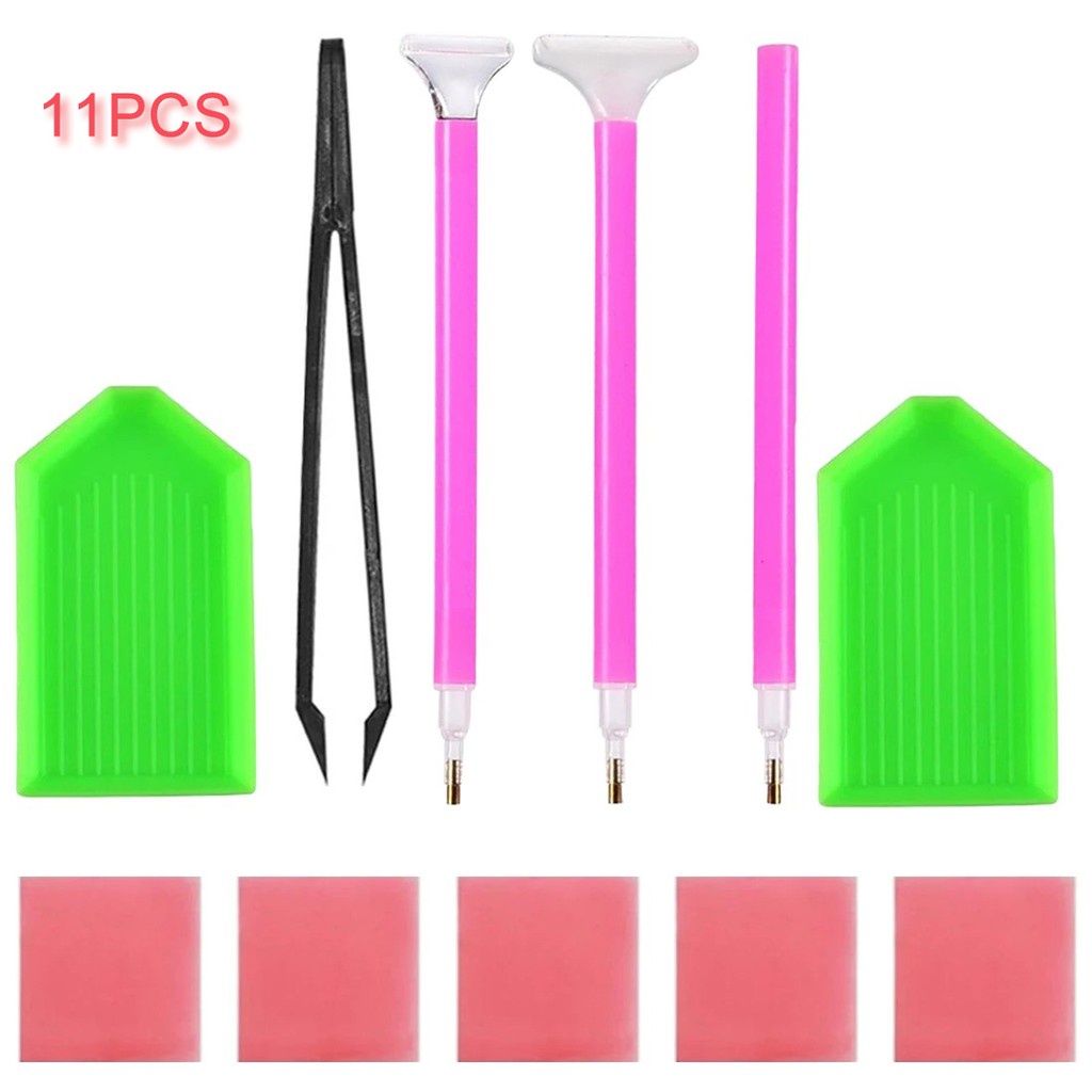 [MA] A set of 11/20/45/127 stone painting tools with tweezers suitable ...