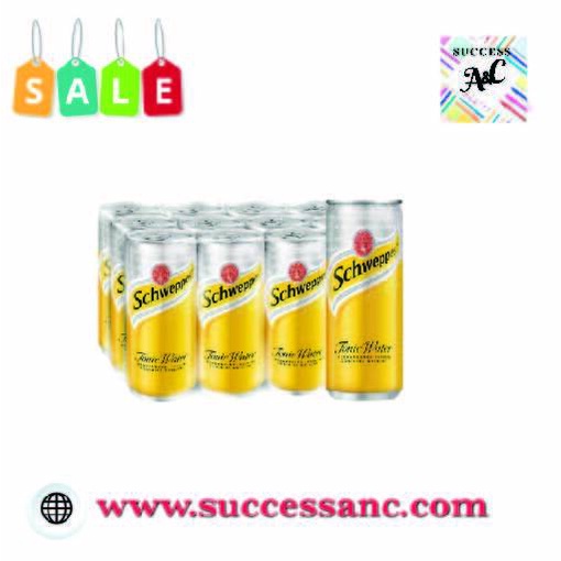 Schweppes Tonic Water Can 12 x 320ml / carton (MAXIMUM 4 CARTON / ORDER ...
