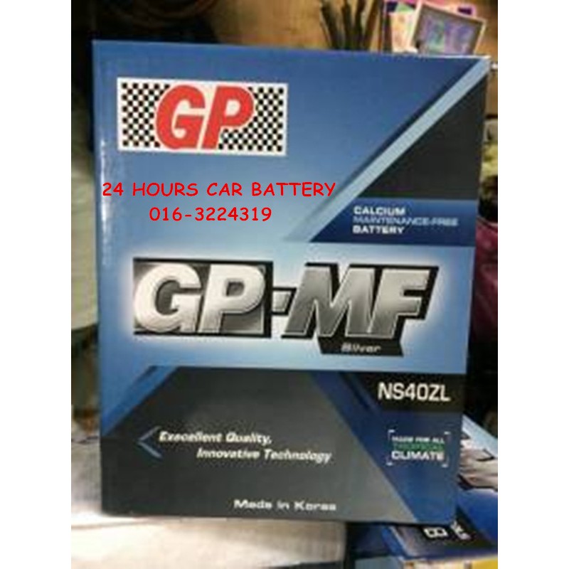 GP MF SILVER NS40ZL CAR BATTERY | Shopee Malaysia