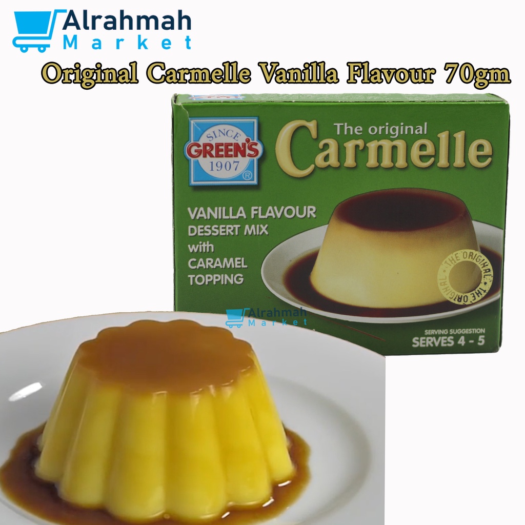 The Original Carmelle Vanilla Flavour Dessert Mix With Caramel Topping ...