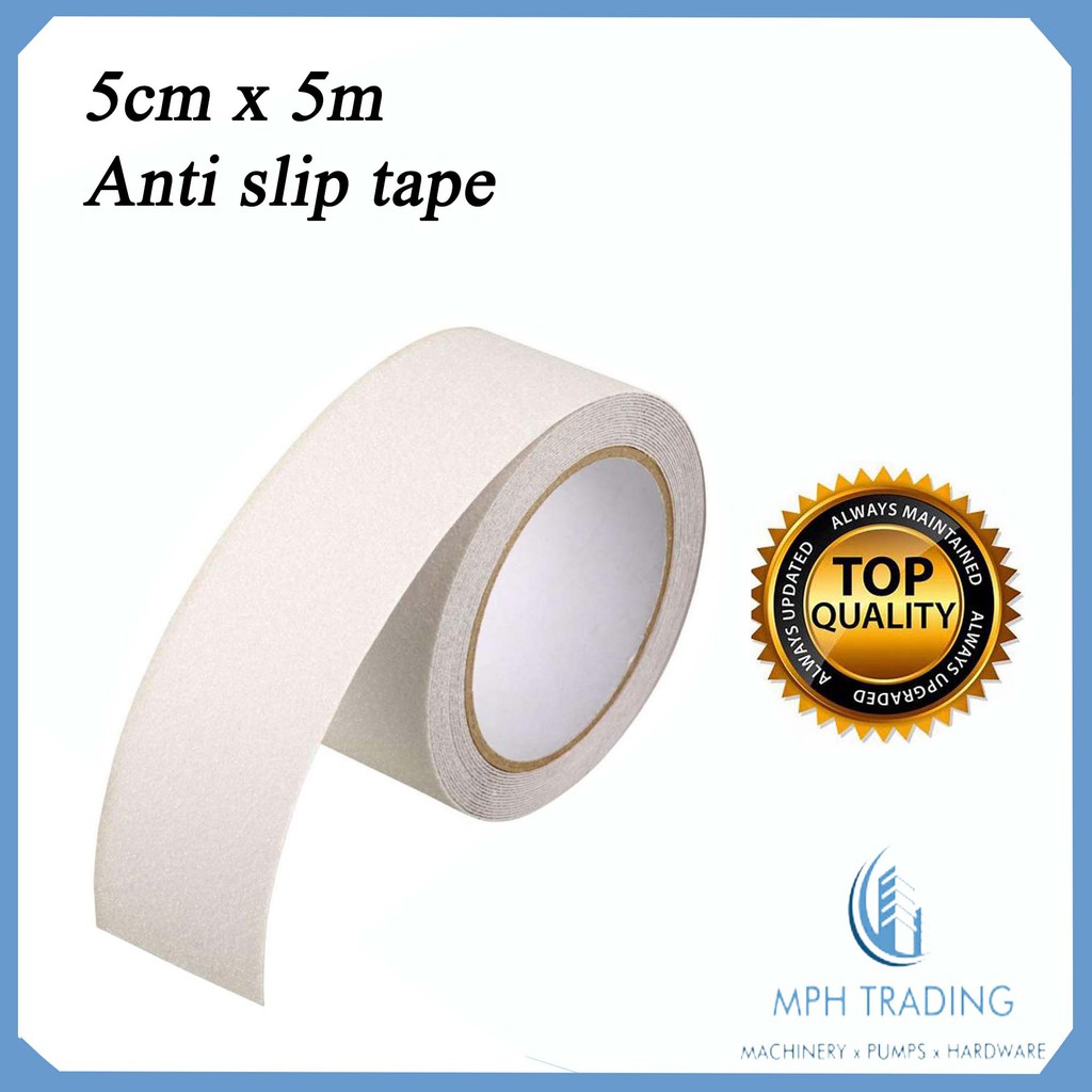 HIGHPOWER 5cm x 5m Floor Safety Non Skid Tape Roll Anti Slip Adhesive ...