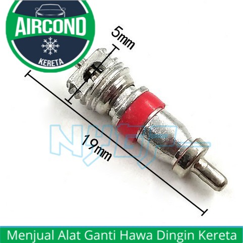 R12 AC Valves HVAC kit Assortment AIR COND Shrader Valve Core Pin For ...