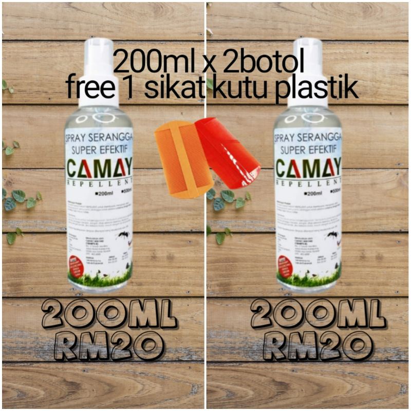 Camay Spray Serangga Organik Terbaik *SPRAY SERANGGA ORGANIK* pijat/ kutu kepala/ kutu kucing ...