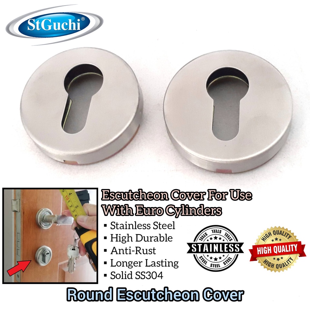 St Guchi Round Escutcheon Euro Profile Cover Door Hardware Accesories ...