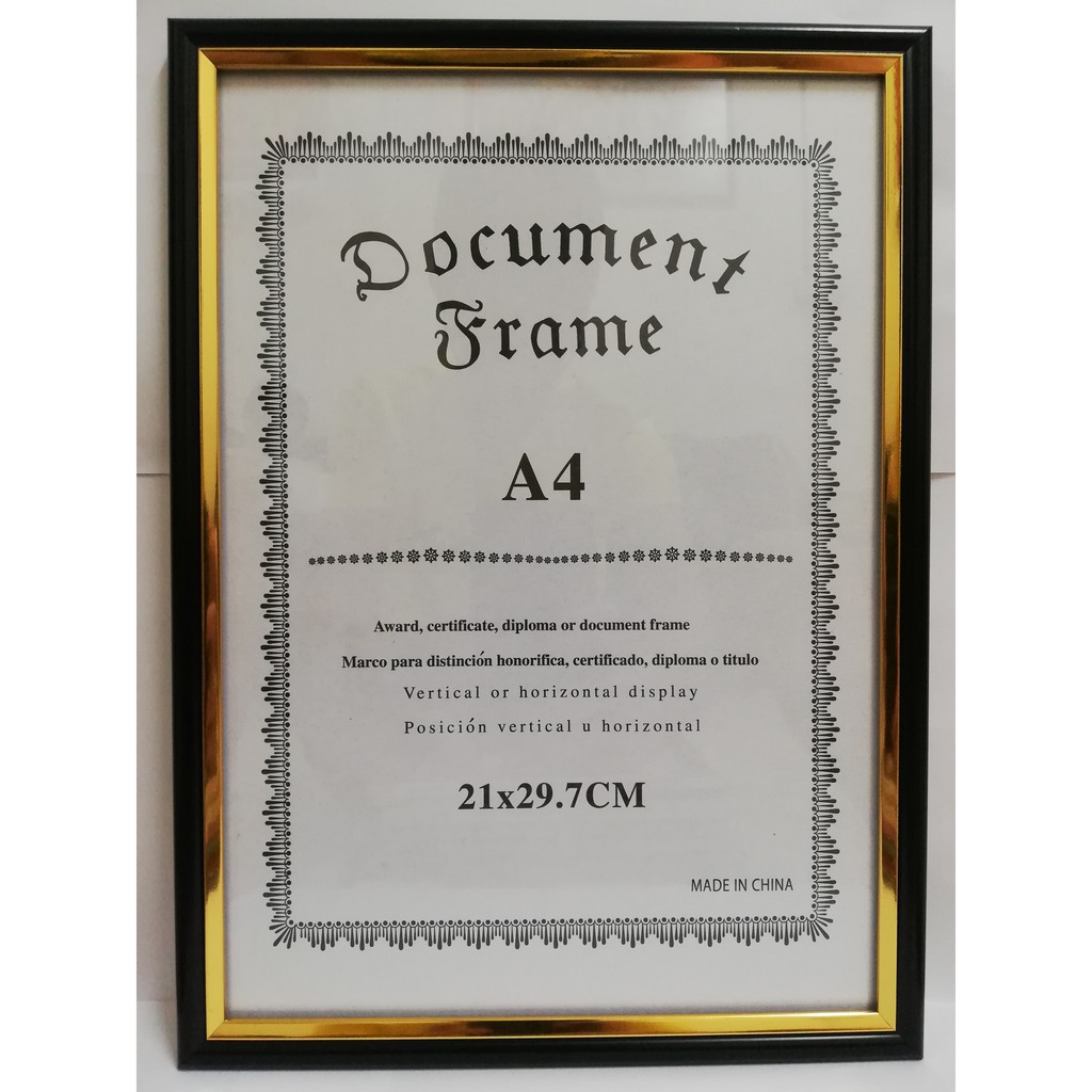 A4 Document / Photo / Certificate Frame | Shopee Malaysia
