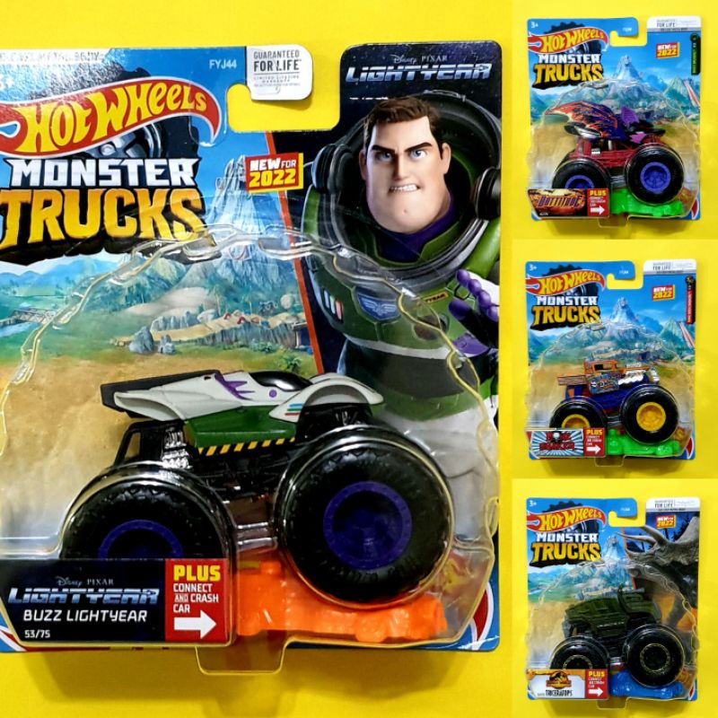 Hot Wheels Monster Truck Bone Shaker Buzz Lightyear Battitude ...