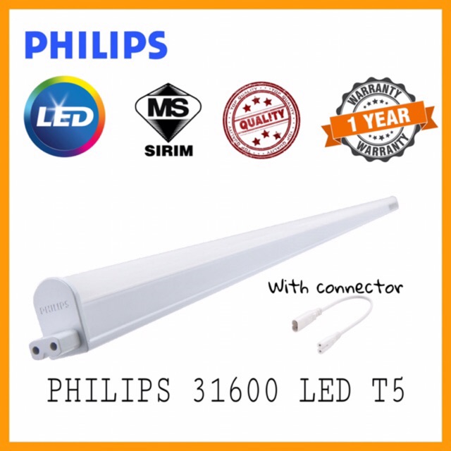 PHILIPS LED T5 31600 SINGLE COLOUR TRUNKLINEA PLUS (1FT/2FT/3FT/4FT) WITH SIRIM APPROVED ...