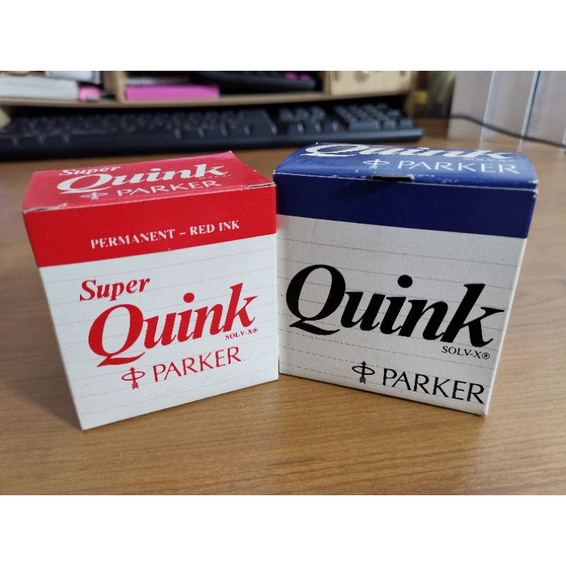Stock Clearance! Parker Super Quink fountain pen Ink permanent ink (Red ...