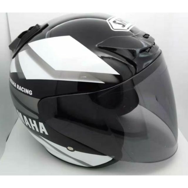 Helmet Shoei Yamaha Factory TYR Murah V8 siap visor smoke LC 4T OIL ...