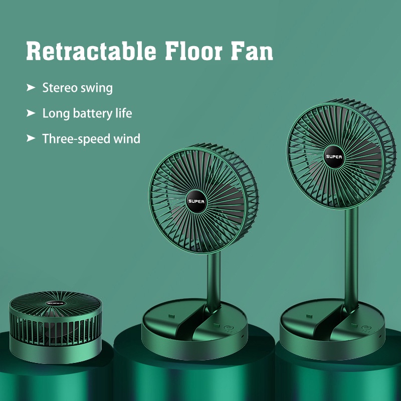3600MA Table Fan Mini Desk Fan 4 Speed USB Desktop Fan Rechargeable Fan Portable Air Cooler ...