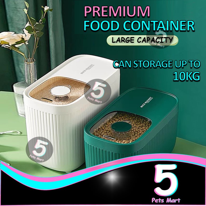 【BUY 3 FREE 1】BESAR Bekas Simpan Makanan Kucing Container (Pet Food ...