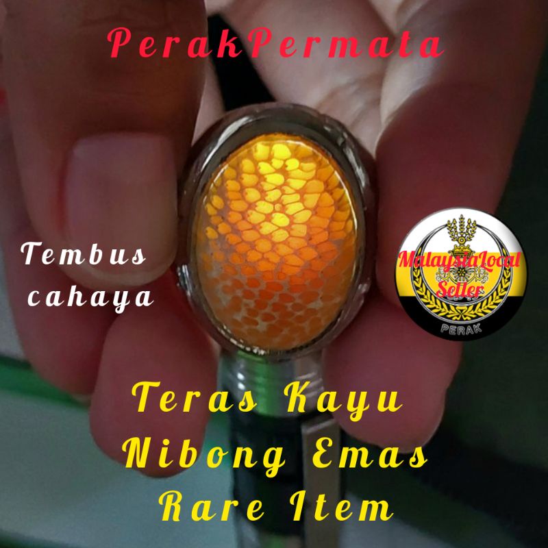 PM saiz jari anda / Cincin Teras Nibong Emas rare item / produk ...
