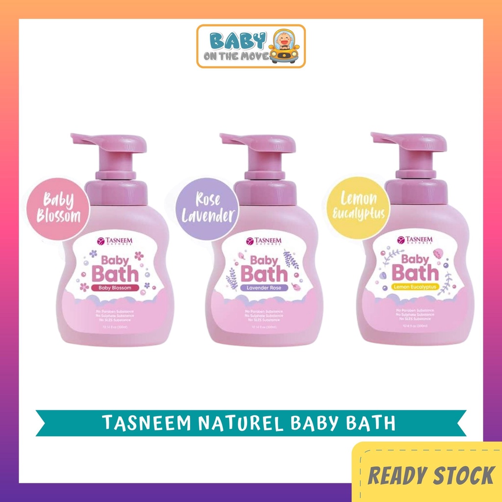 TASNEEM NATUREL Baby Bubble Bath Lemon Lavender Blossom For Children ...