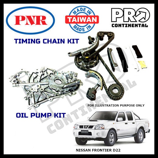 NISSAN FRONTIER D22 TIMING CHAIN KIT SET WITH OIL PUMP KIT | Shopee ...