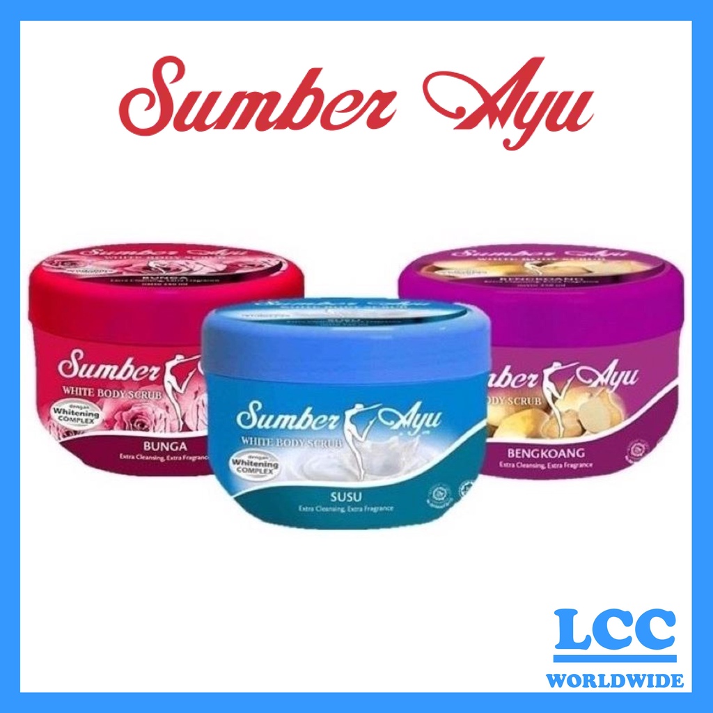 Sumber Ayu Lulur Mandi 250ml (White Body Scrub) Susu, Bengkoang, Bunga ...
