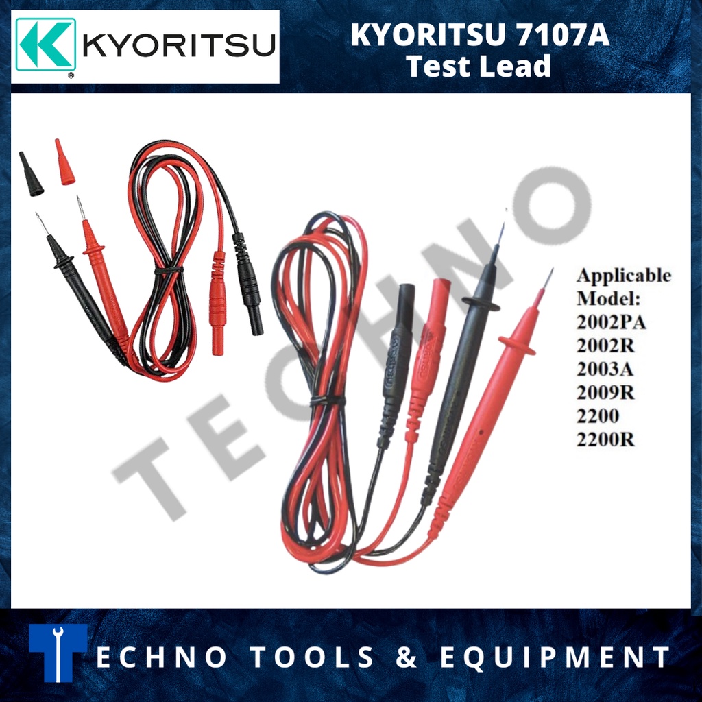 KYORITSU KE 7107A Test Lead - New & Original | Shopee Malaysia
