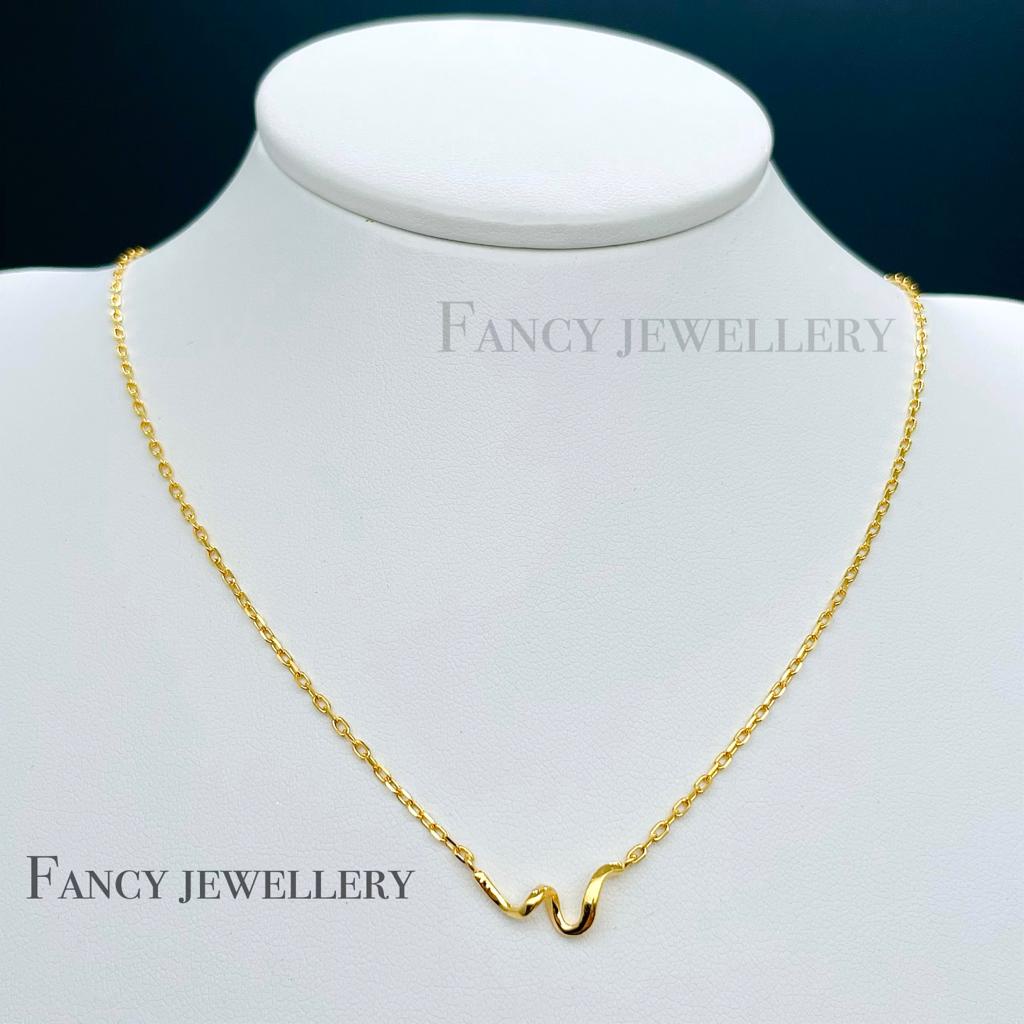 💎💎Fancy Jewellery💎💎 Emas 916 Rantai Leher Choker Wave Exclusive Emas ...