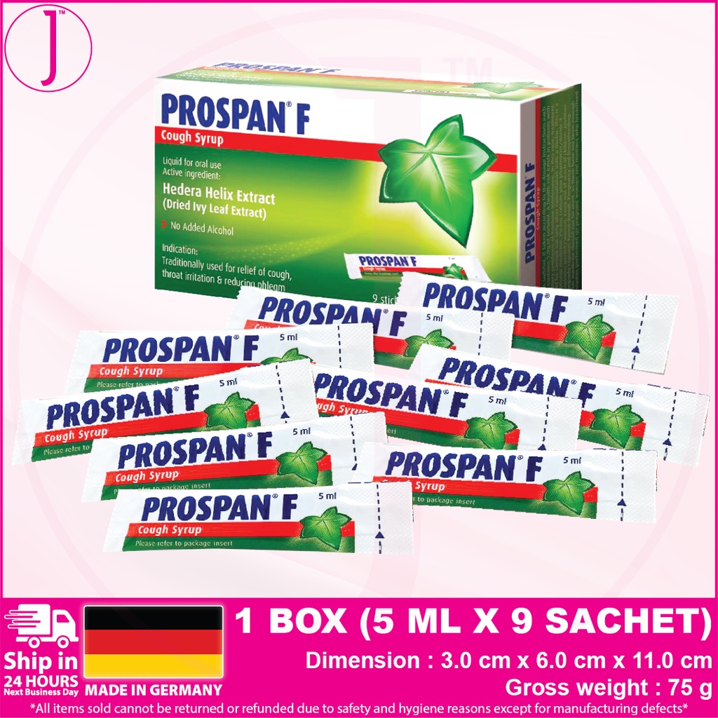 PROSPAN F Cough Syrup Ubat Batuk Sakit Tekak - 100 ML | Shopee Malaysia