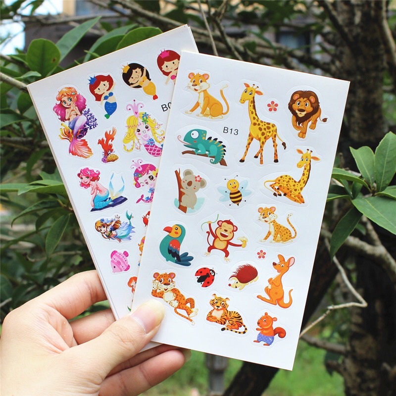 【MaryamBOOKS LIVE 12PM】 Sticker toddler kid cute stickers 9 x 15.5 cm ...