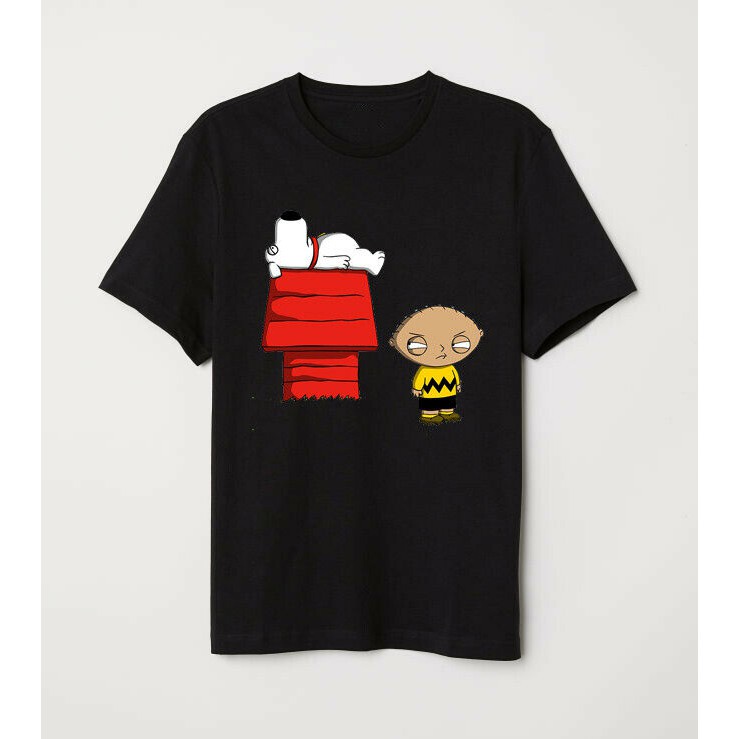 new Family Guy X Peanuts Angry Stewie Charlie And Brian Snoopy Funny ...