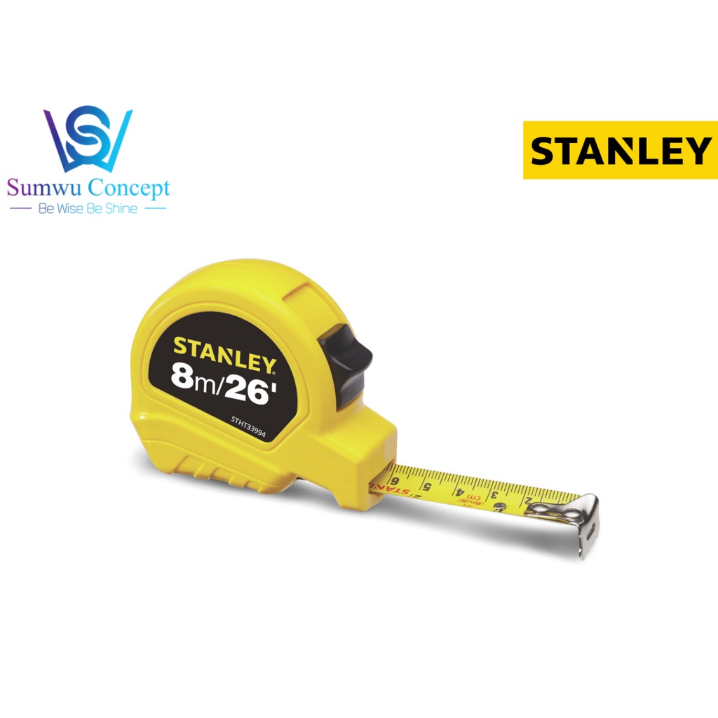 STANLEY Short Tape Rules 8m/26'mm x 25mm (STHT33994) STANLEY PITA ...
