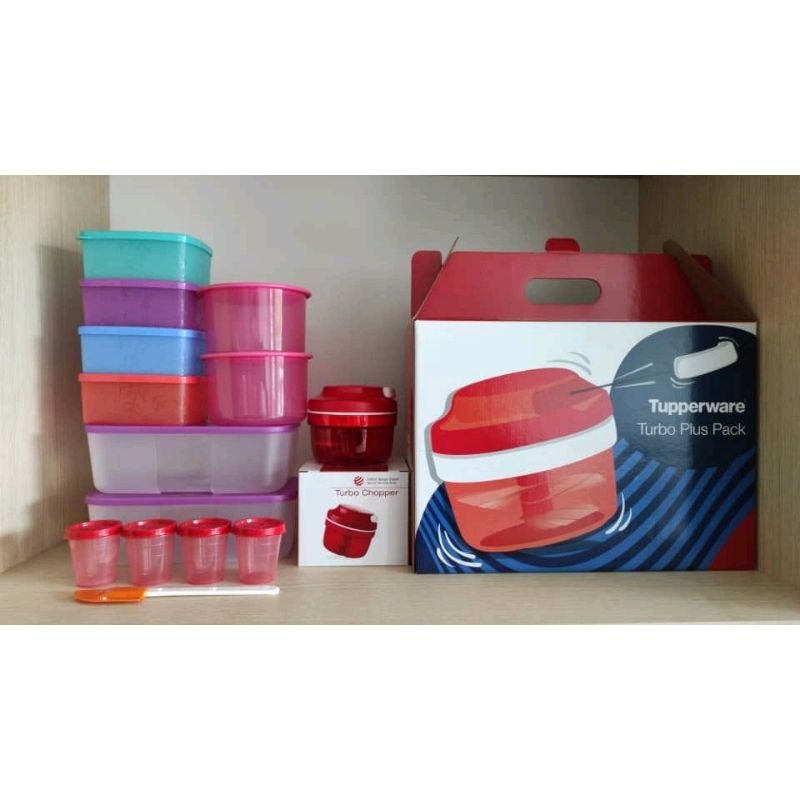 Tupperware Turbo Plus Pack (NEW) | Shopee Malaysia
