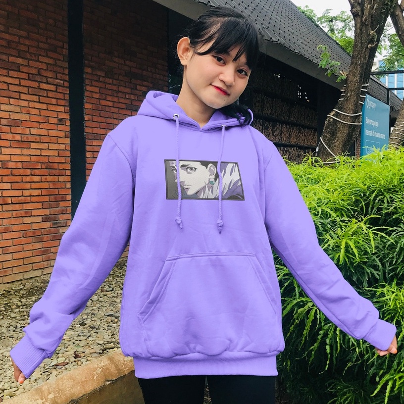 Hoodie Chrollo Lucilfer Eyes Embroidery Anime Manga Hunter X Hunter HXH ...